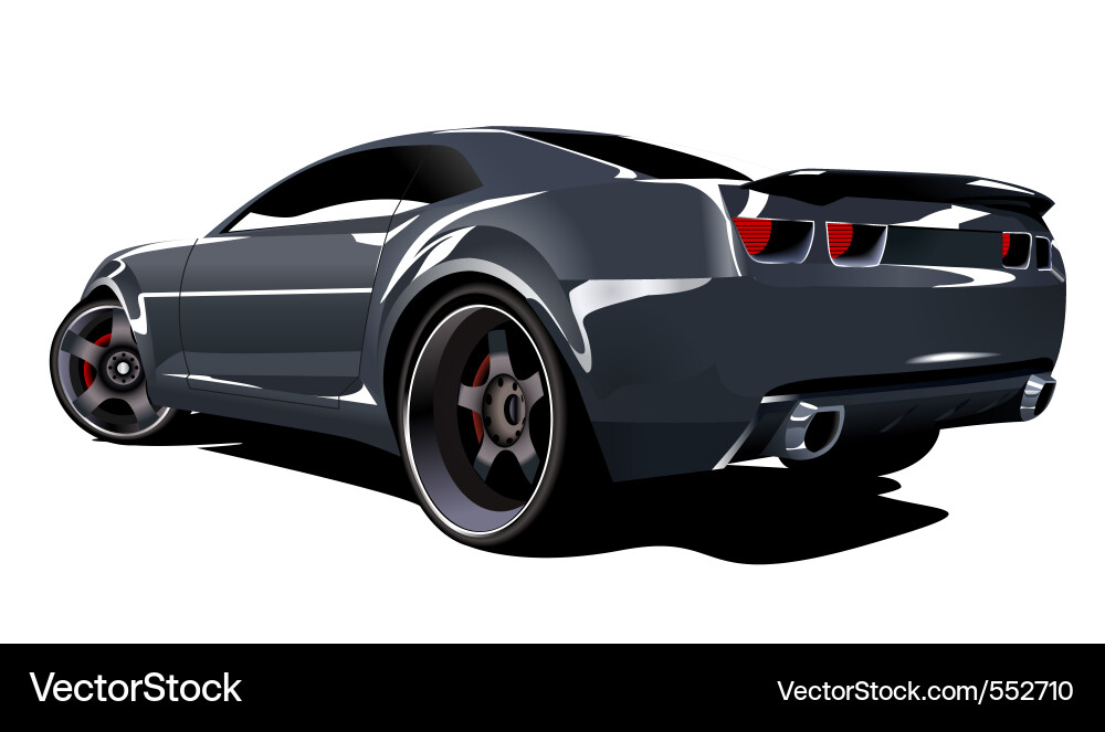 American muscle car Royalty Free Vector Image - VectorStock