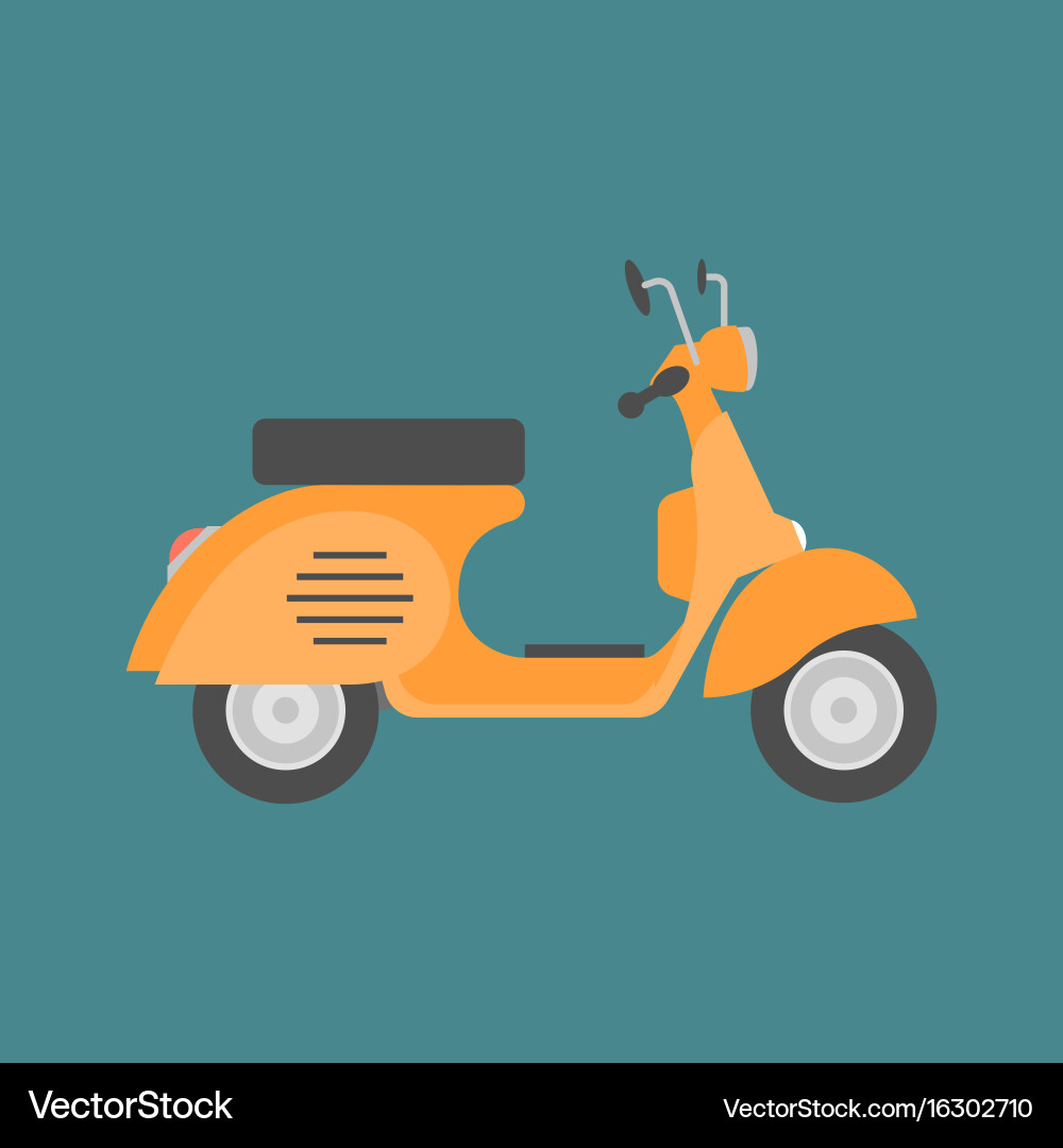 Scooter Royalty Free Vector Image - VectorStock