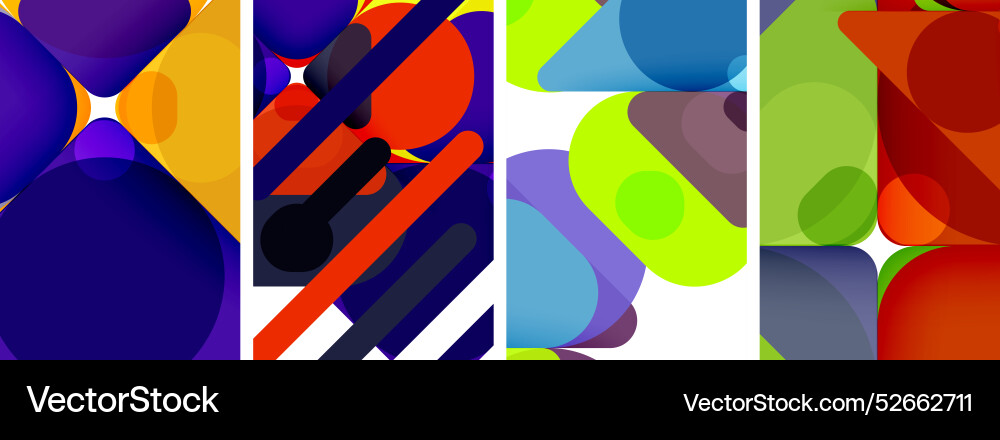 Geometric elements abstract backgrounds Royalty Free Vector