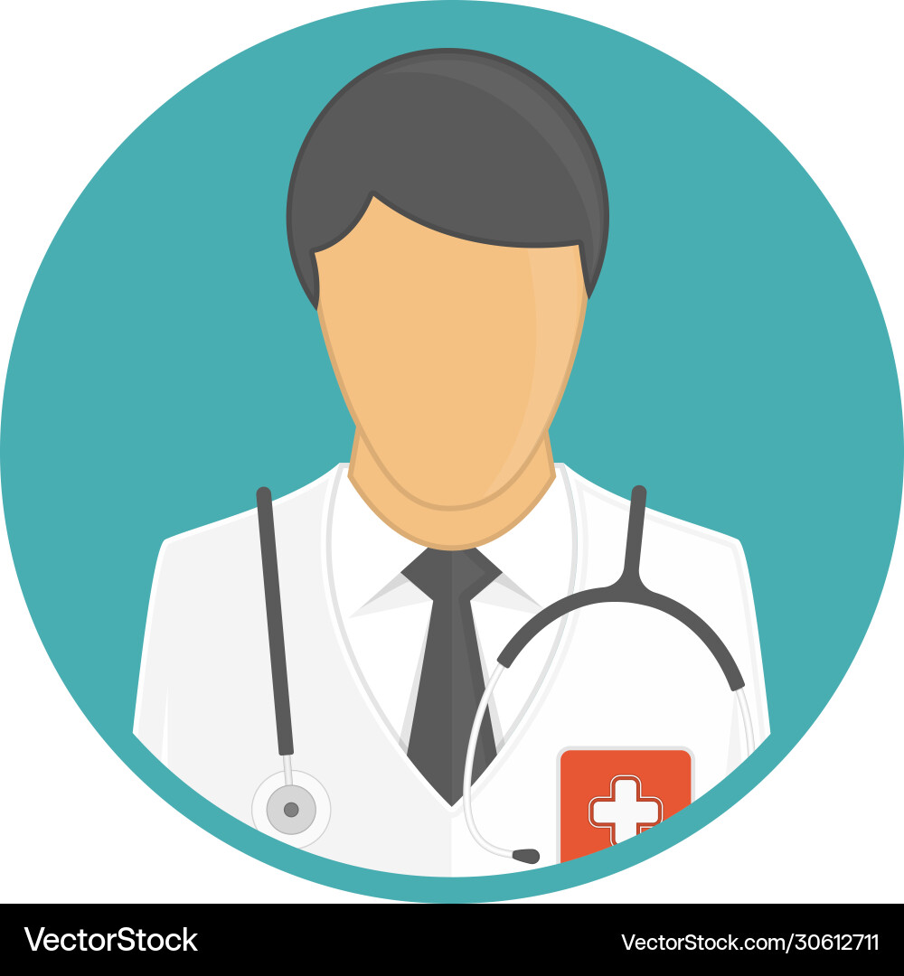 Medical doctor icon Royalty Free Vector Image - VectorStock