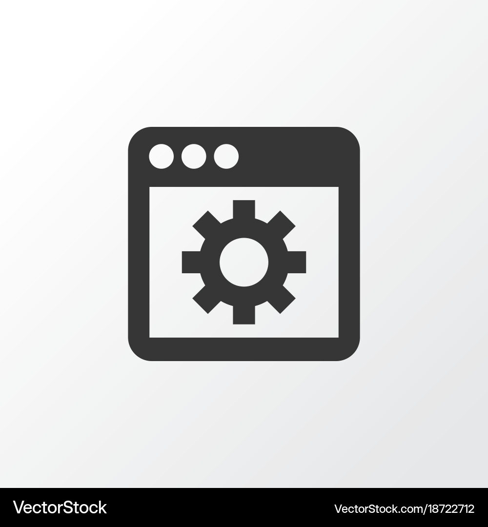 Application icon symbol premium quality isolated Vector Image