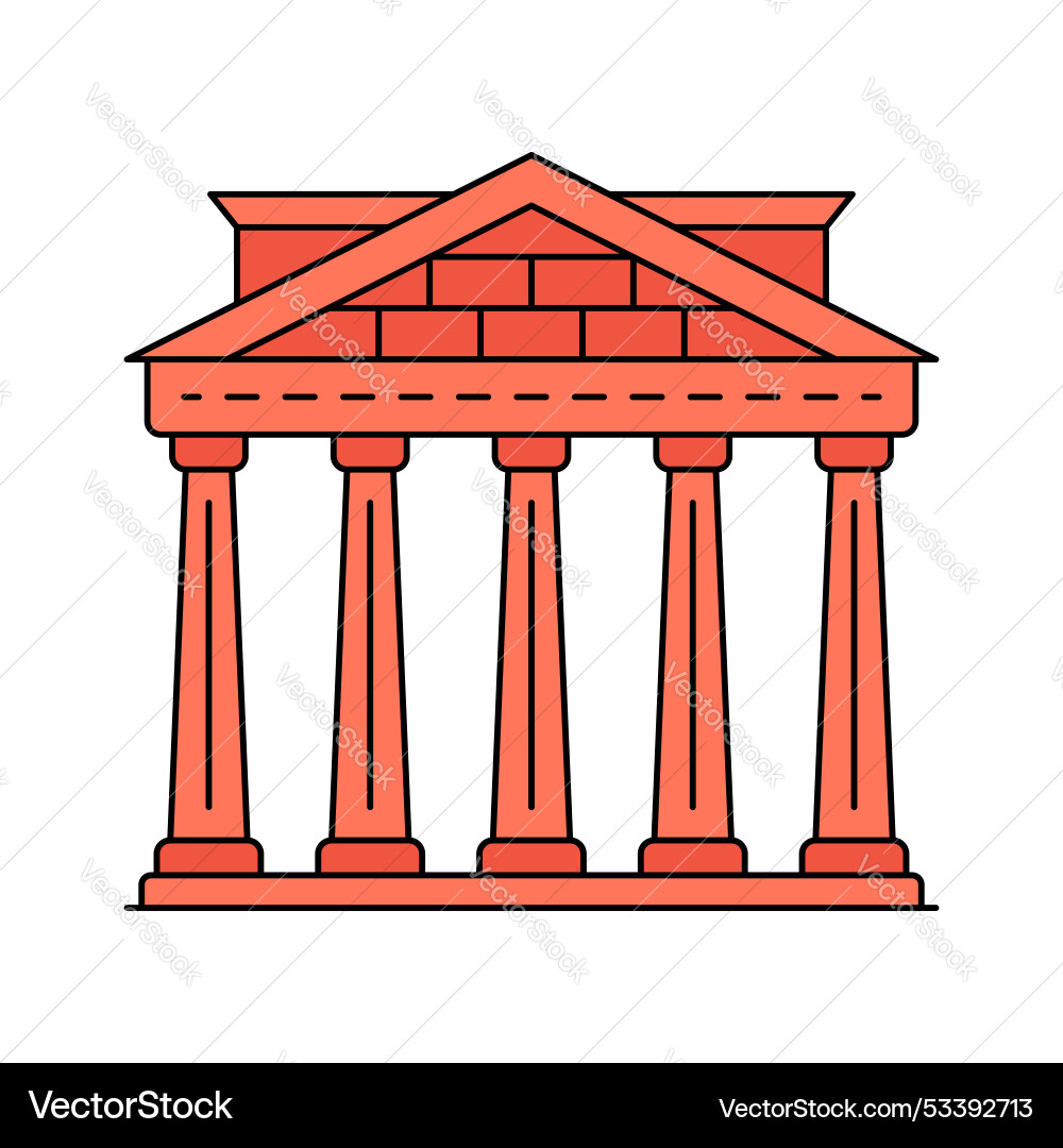 Pantheon Royalty Free Vector Image - VectorStock