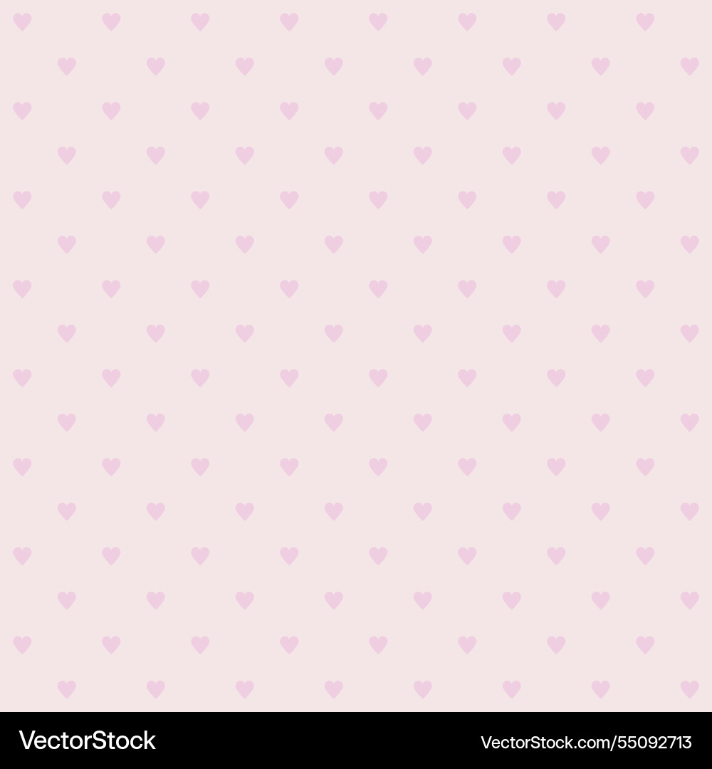 Pink heart pattern Royalty Free Vector Image - VectorStock