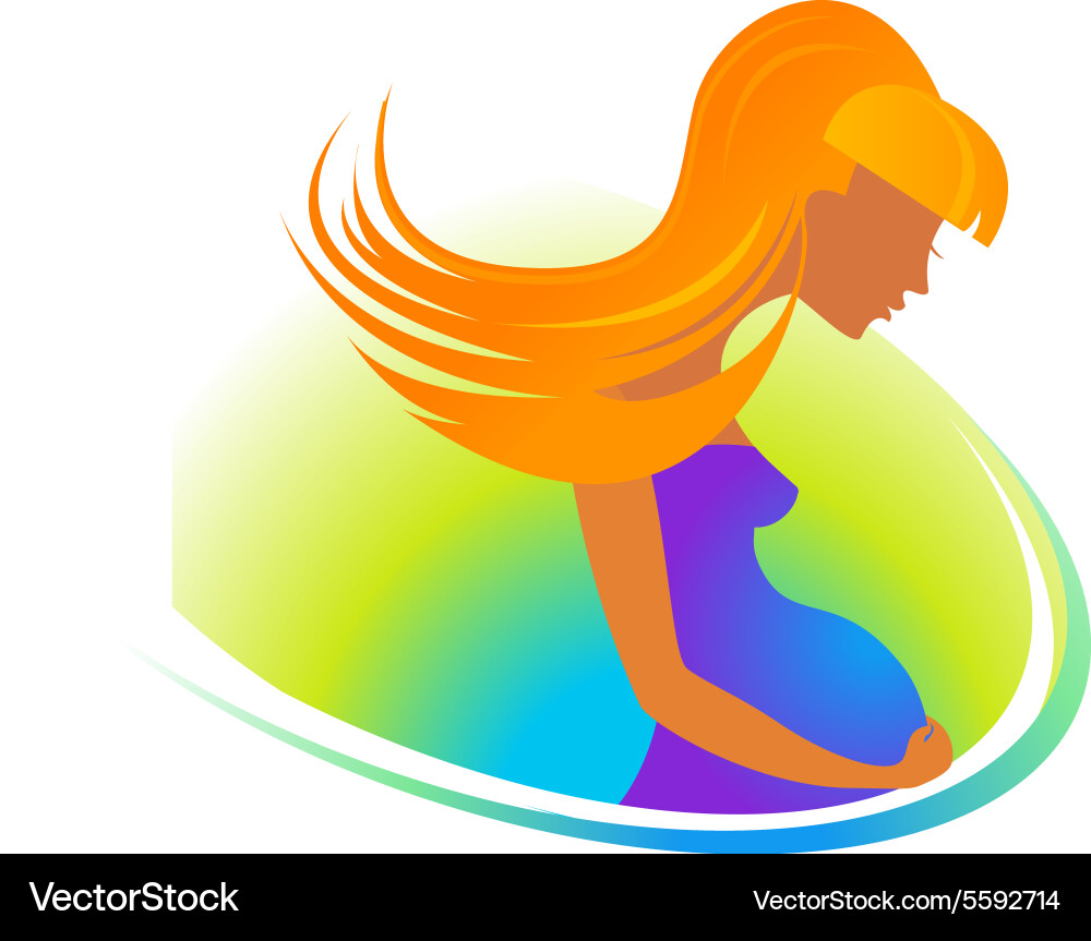 Pregnant woman Royalty Free Vector Image - VectorStock