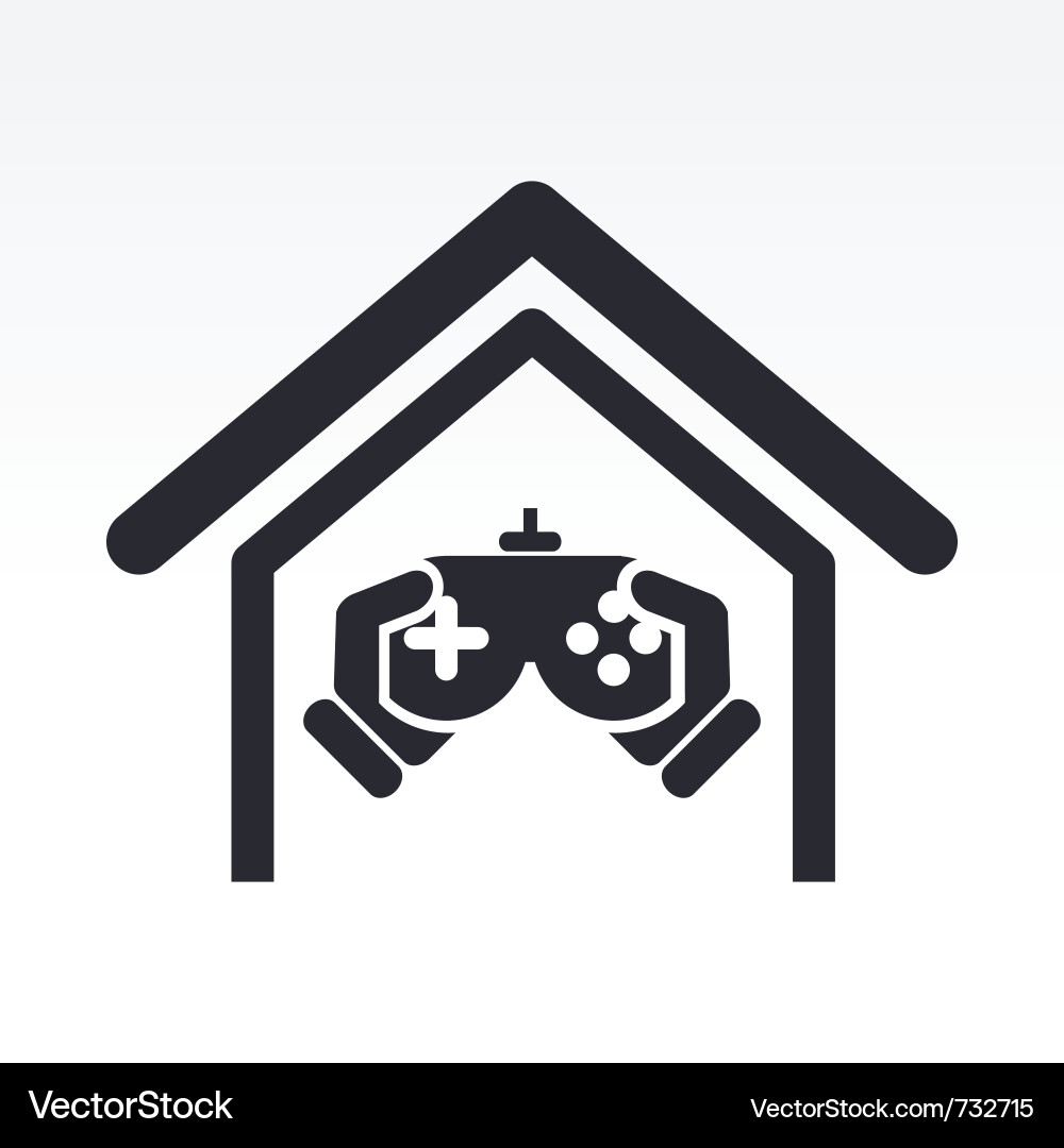 Retro Arcade Game Icon Royalty Free Vector Image