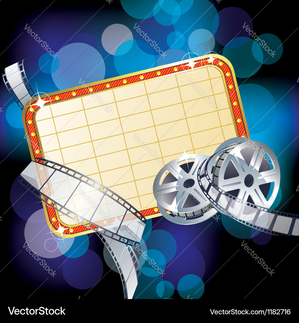 Cinema sign Royalty Free Vector Image - VectorStock