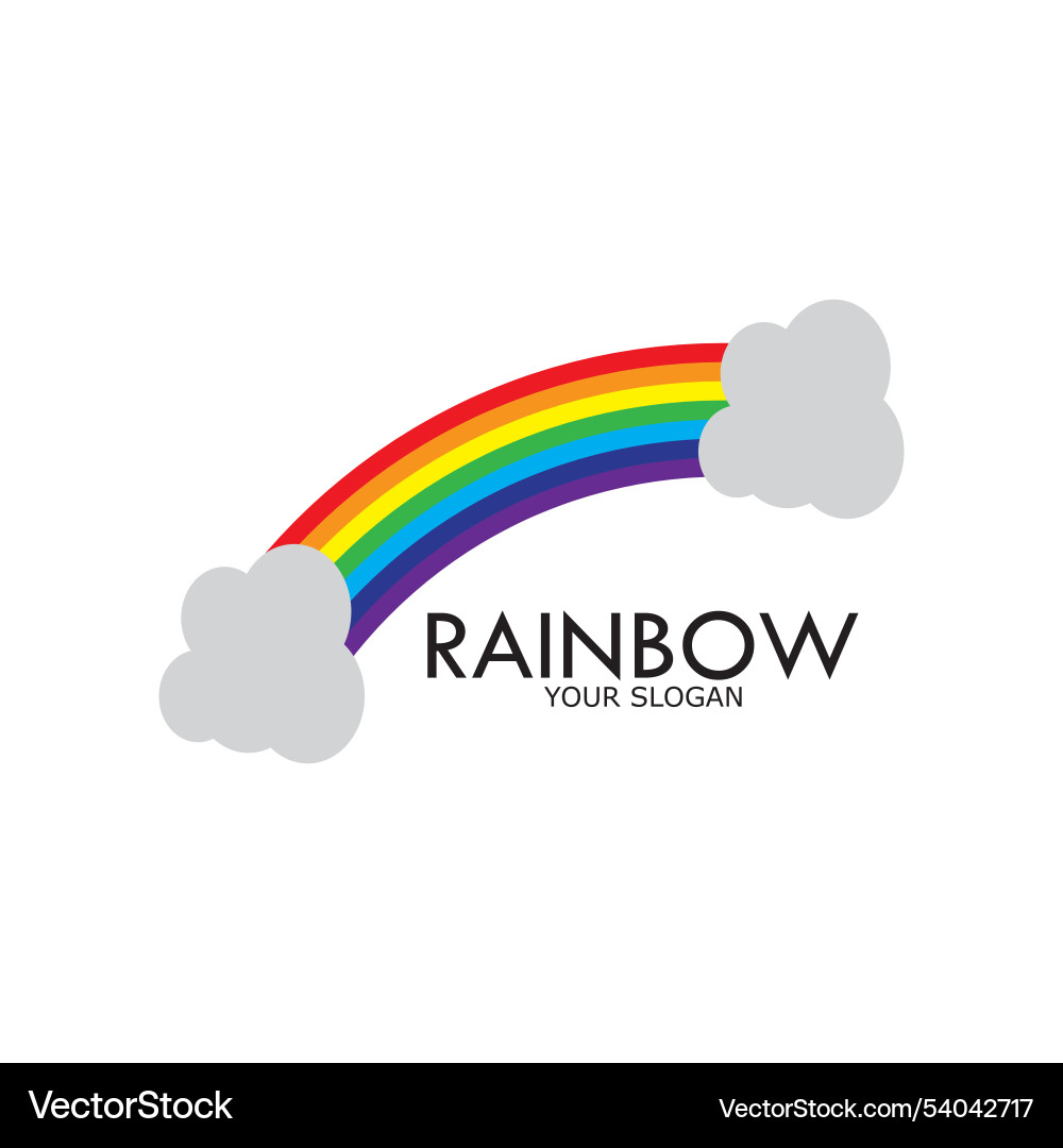 Rainbow icon Royalty Free Vector Image - VectorStock