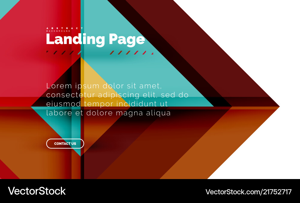 Square shape geometric abstract background Vector Image