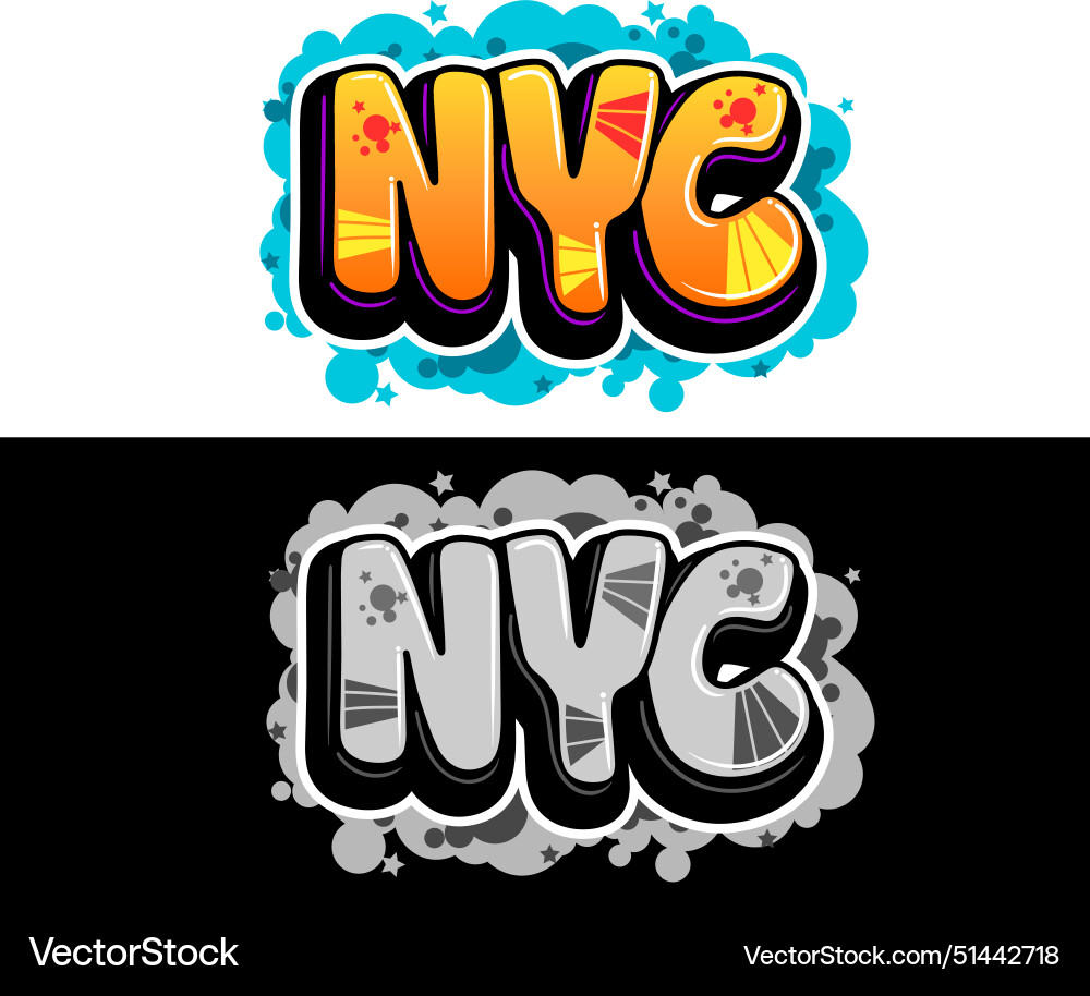 Graffiti text Royalty Free Vector Image - VectorStock