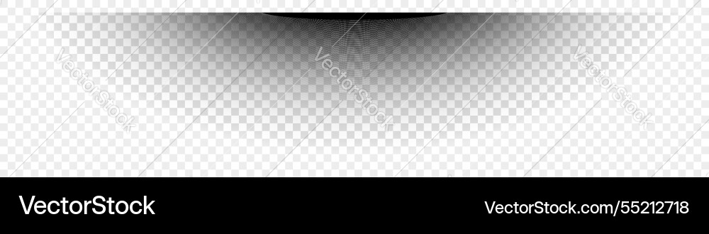 Shadow effect realistic soft black shape Vector Image