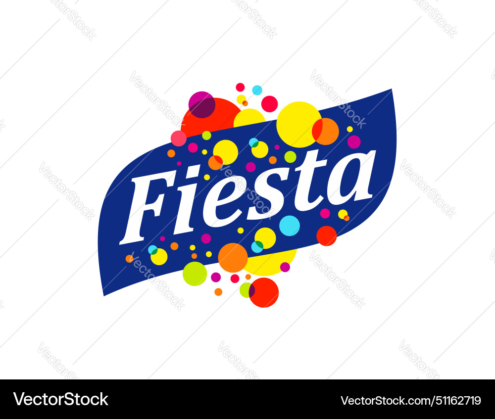 Fiesta Party Celebration Icon Royalty Free Vector Image