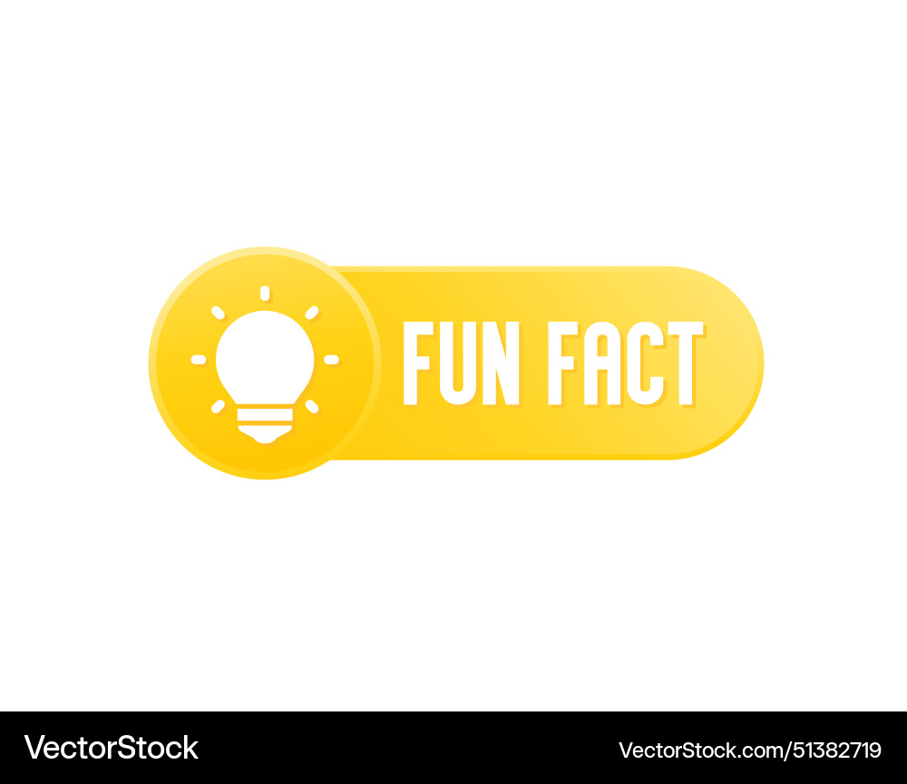 Fun fact icon design Royalty Free Vector Image