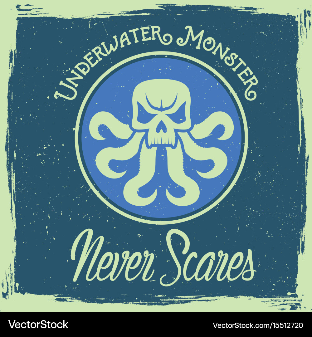 Colorful maritime poster Royalty Free Vector Image