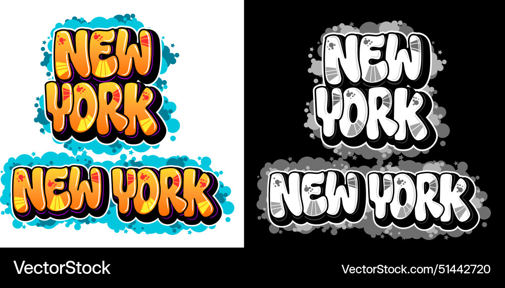Graffiti text Royalty Free Vector Image - VectorStock