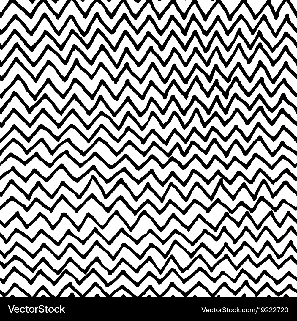 Unregelmäßiges Zickzack-Muster Lizenzfreies Vektorbild