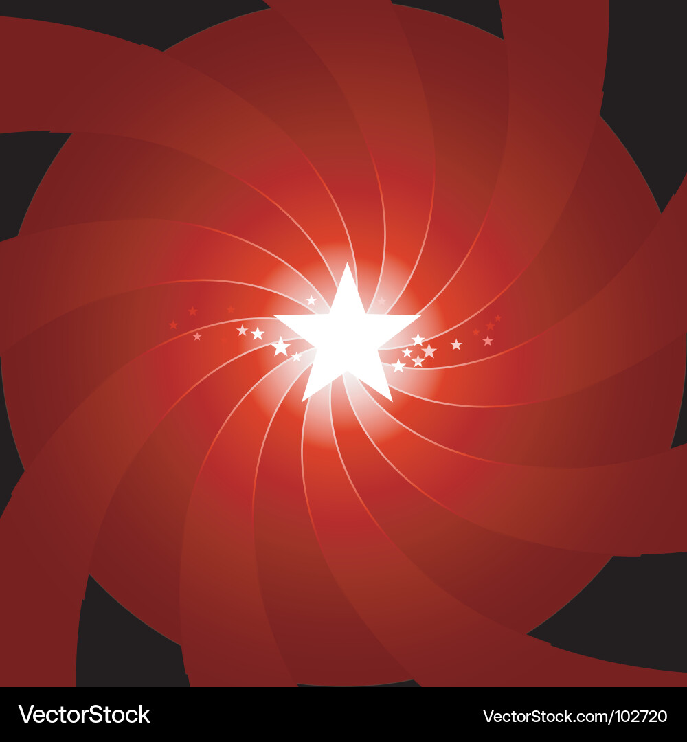 Red Star Burst Background Royalty Free Vector Image