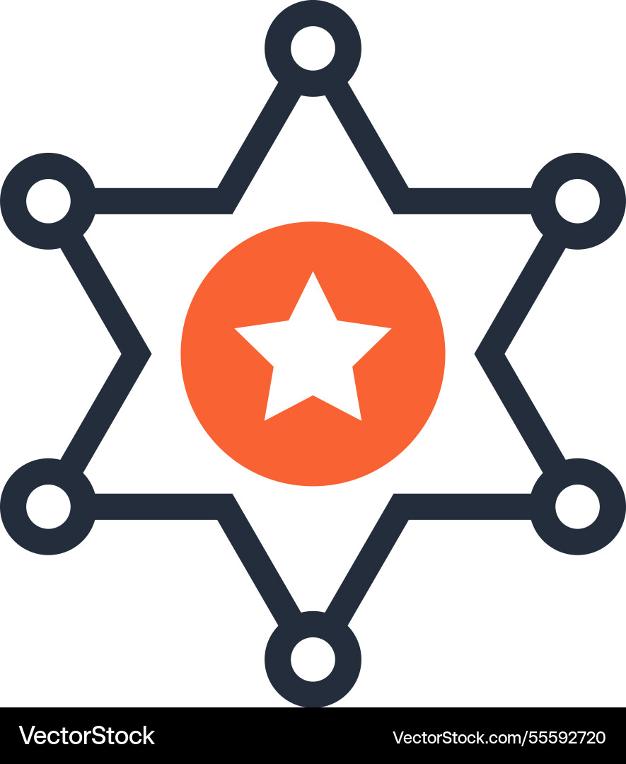 Sheriff Royalty Free Vector Image - VectorStock