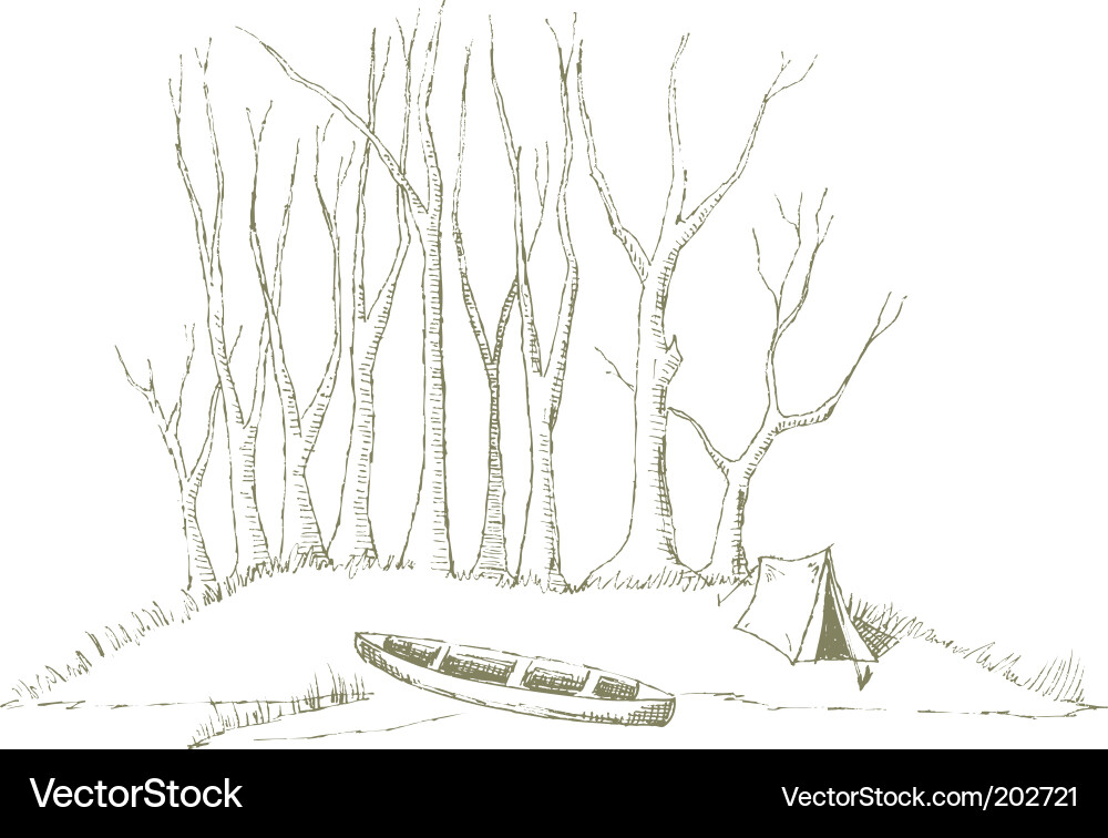 Canoe Sketch Vector Images (over 950)