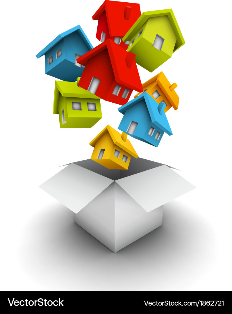 Houses Royalty Free Vector Image - VectorStock
