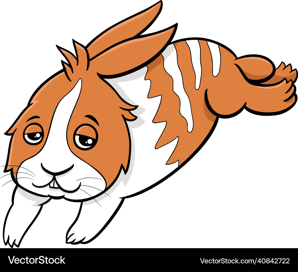 Cartoon sleepy dwarf rabbit comic animal character