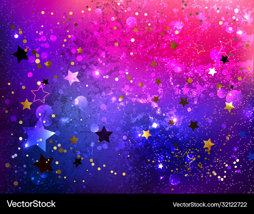 Luminous Blue Star Background Royalty Free Vector Image