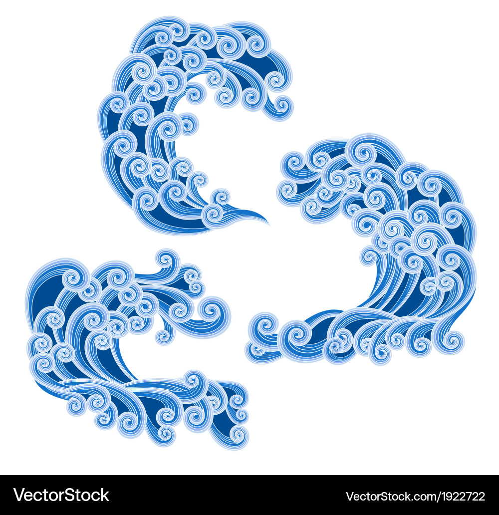 Waves Royalty Free Vector Image - VectorStock