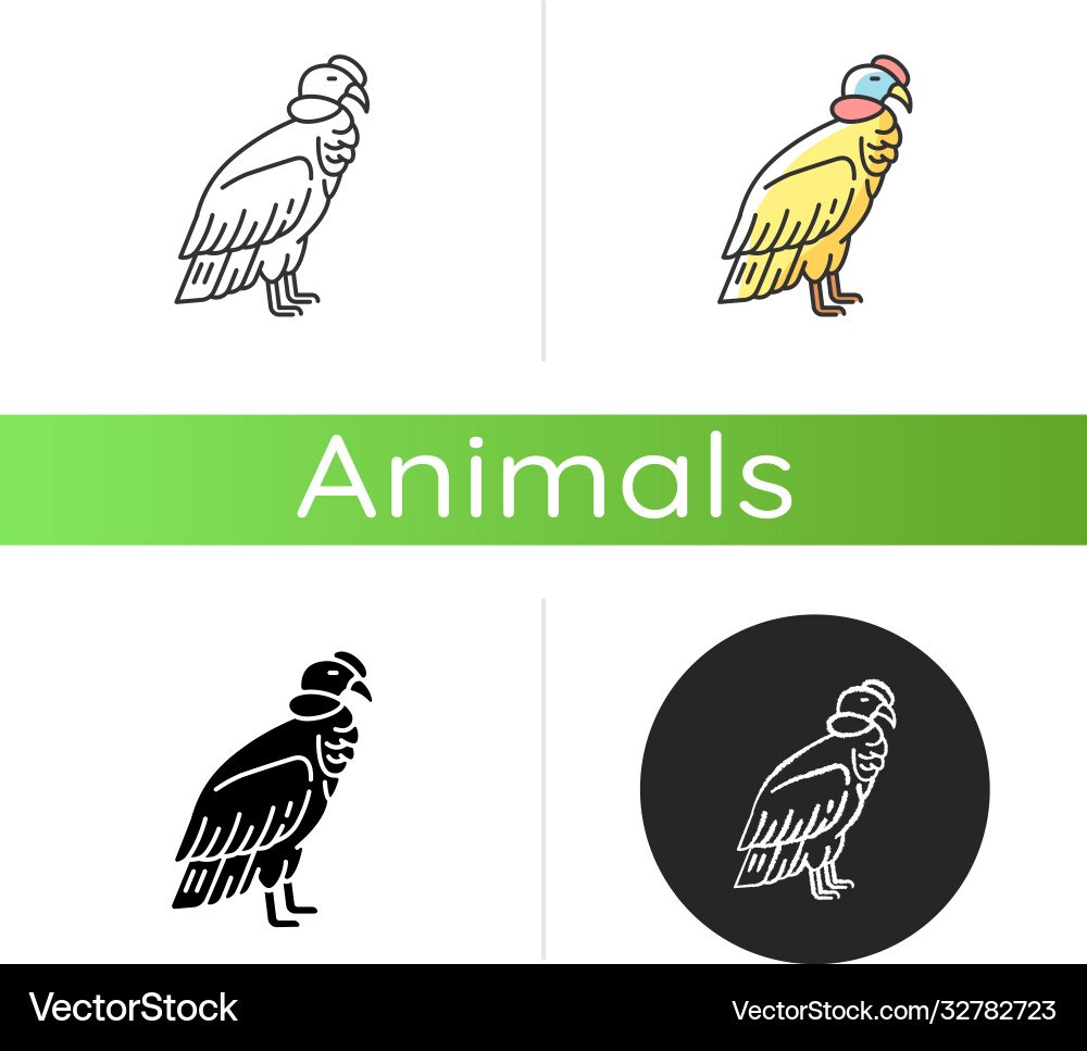 Condor icon Royalty Free Vector Image - VectorStock