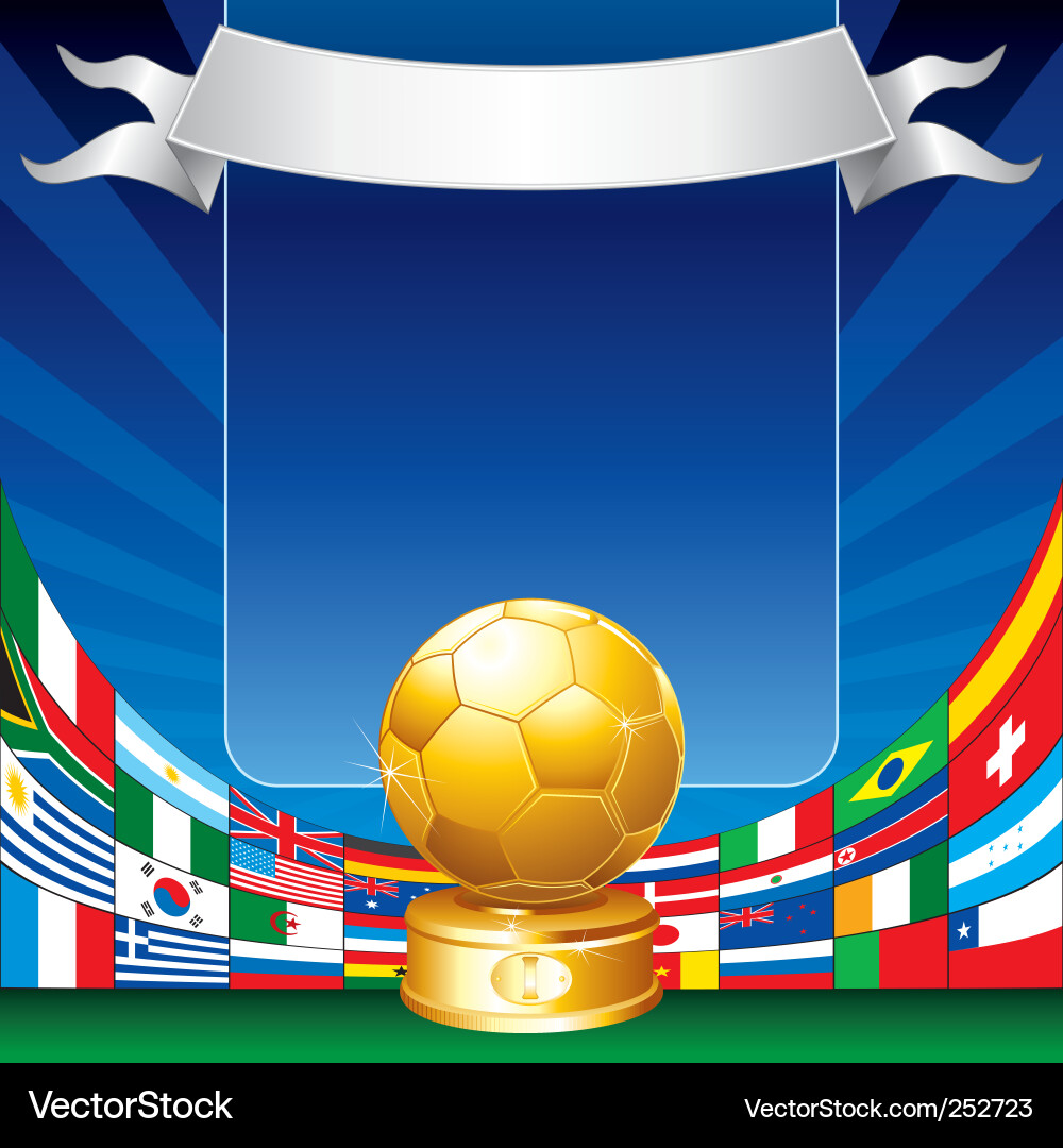 Soccer world cup Royalty Free Vector Image - VectorStock