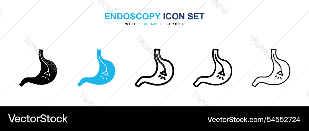 Endoscopy icon Royalty Free Vector Image - VectorStock
