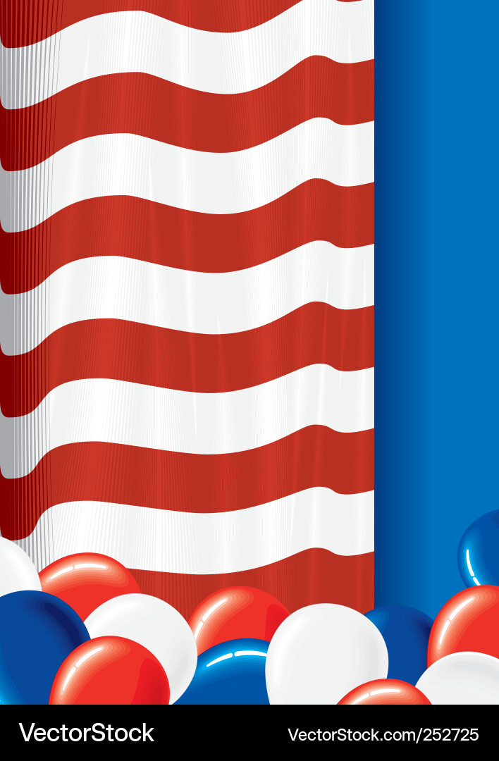 American poster Royalty Free Vector Image - VectorStock