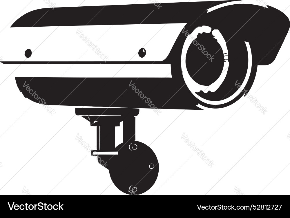 Sentinelscope surveillance camera logo defendcam Vector Image