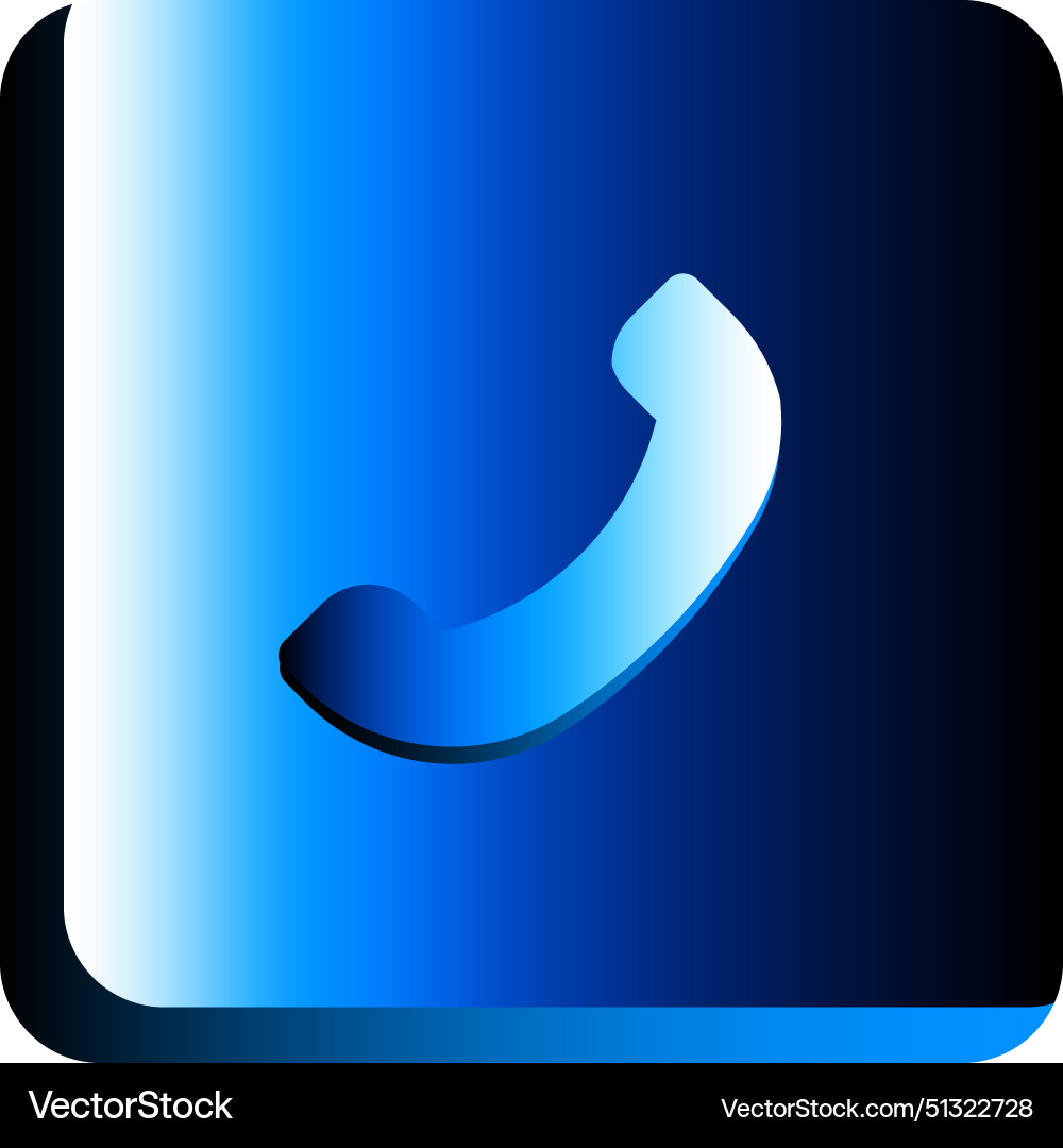 Call icon unique design for usable Royalty Free Vector Image