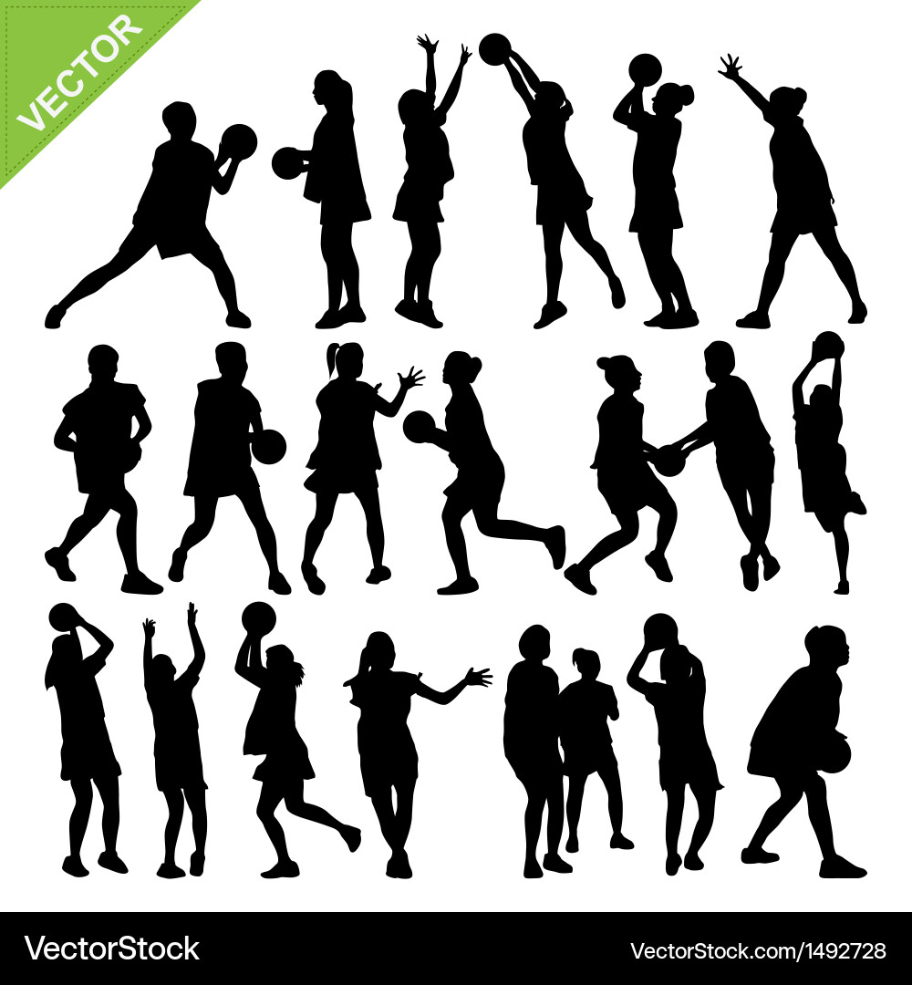 Netball Cartoon Vector Images (over 160)