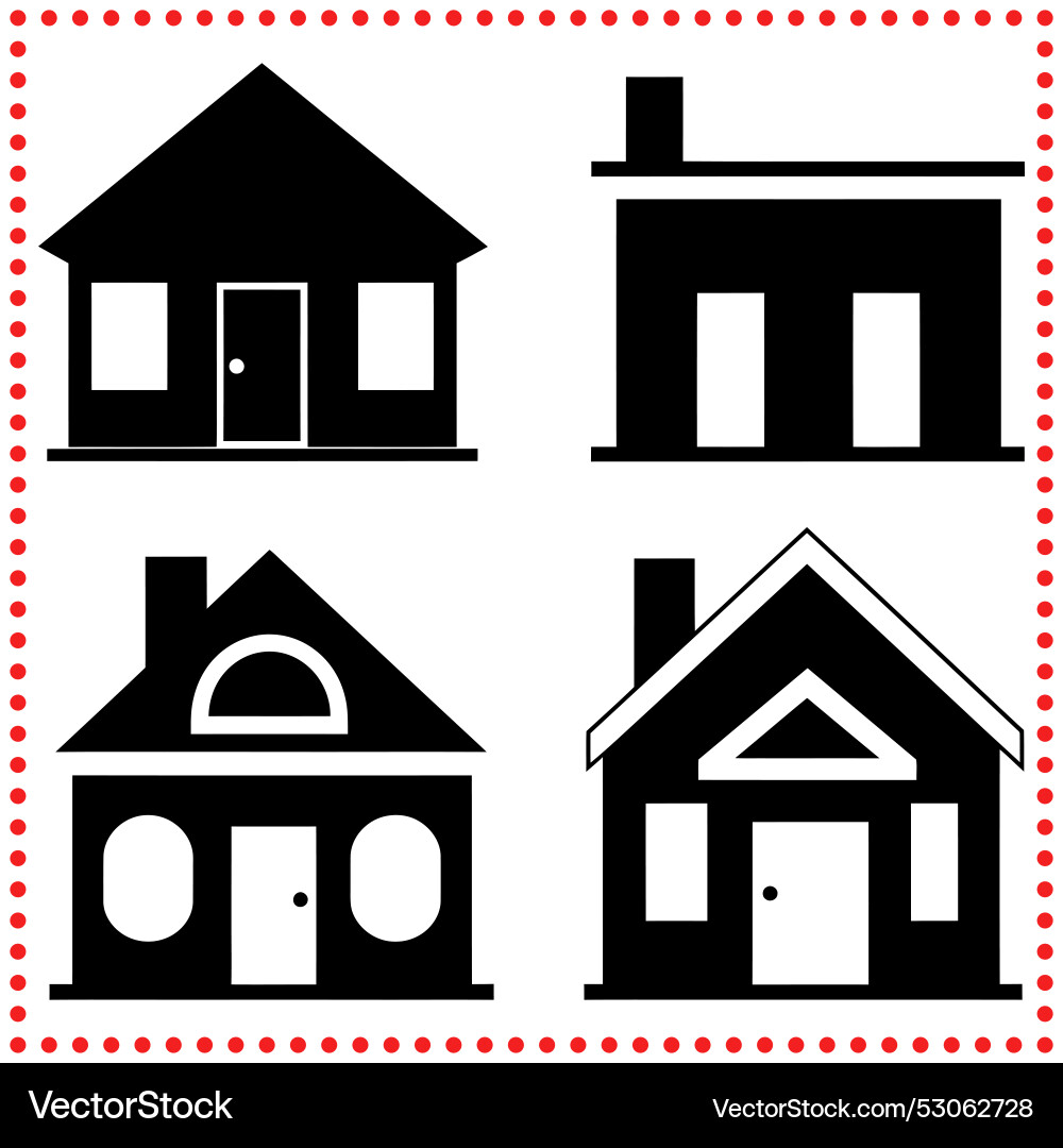 Smart and simple house designs that offer more Vector Image