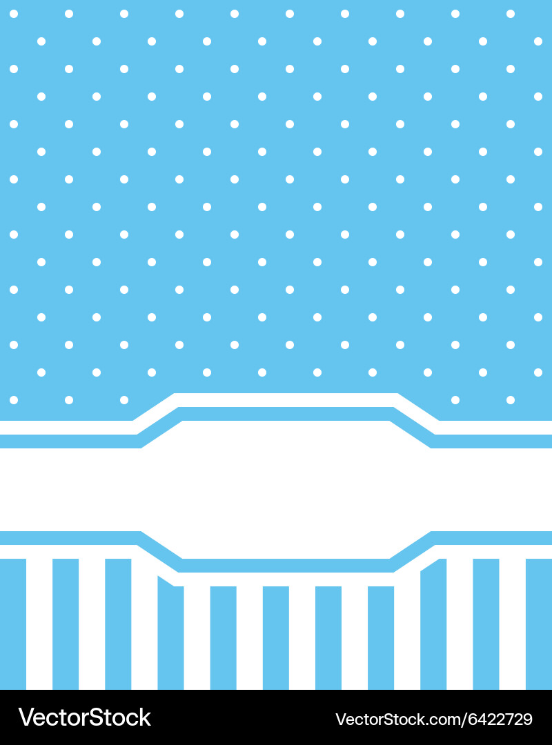 Card invitation blue Royalty Free Vector Image