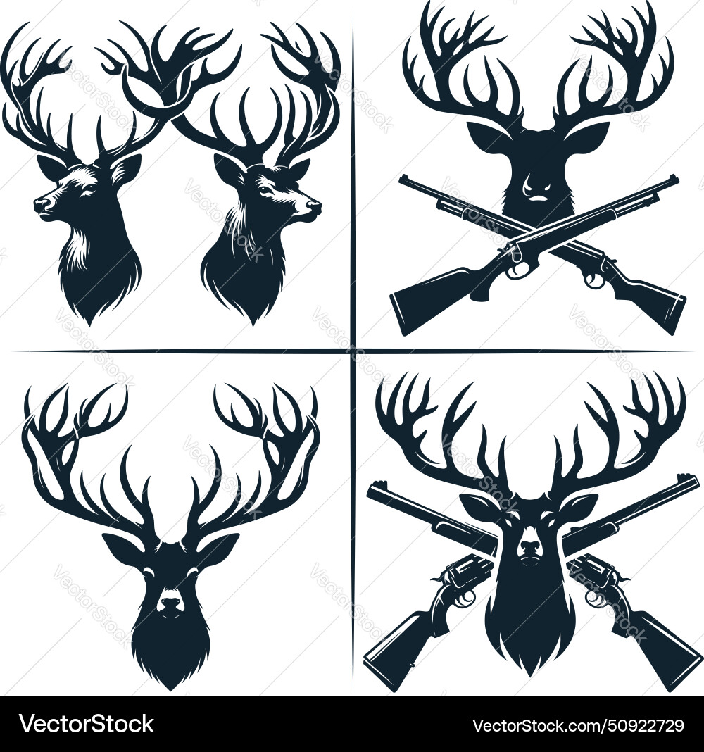 Deer Head Vector