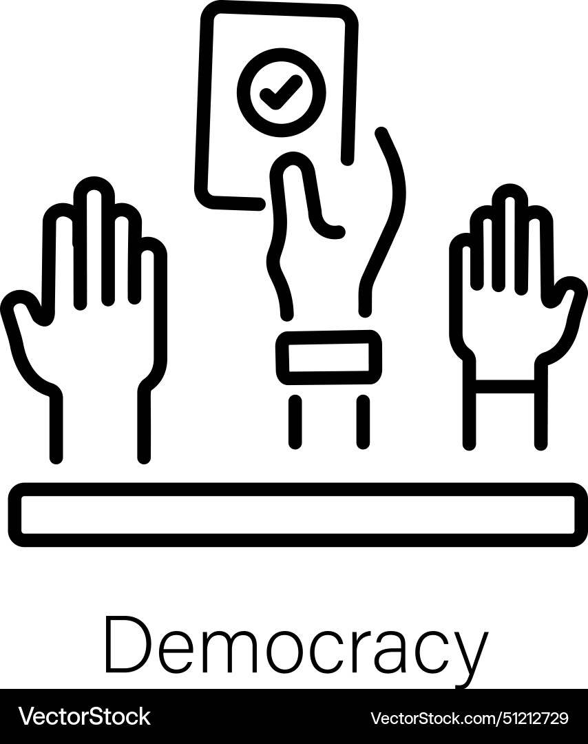 Democracy Royalty Free Vector Image - VectorStock