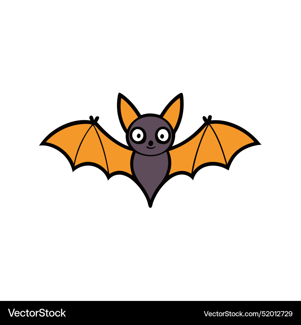 Fruit bat flies icon Royalty Free Vector Image