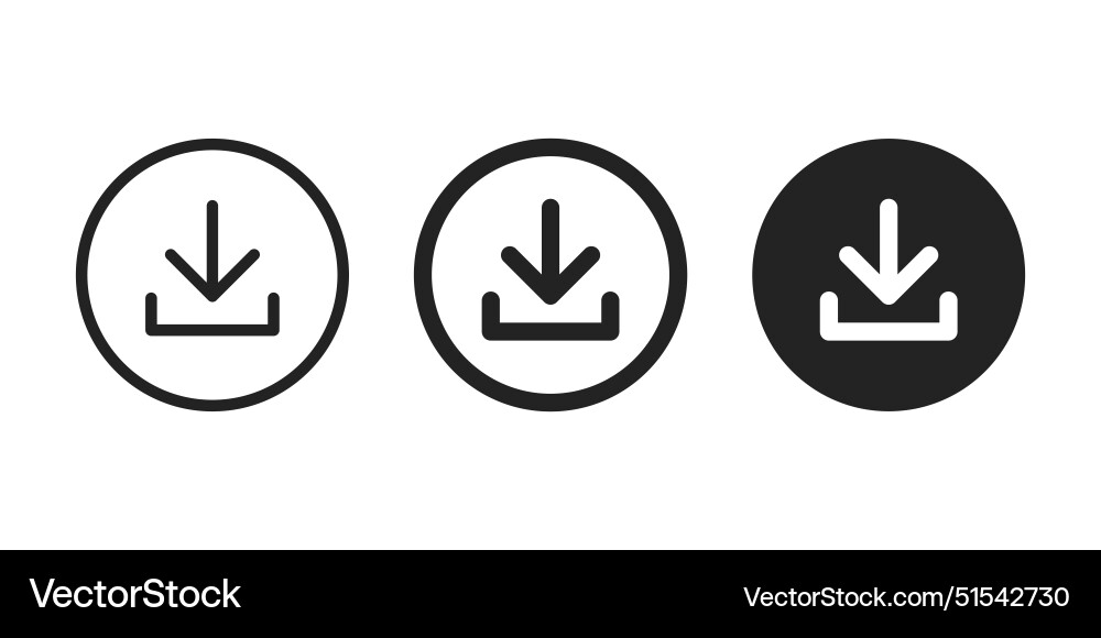 Download icon or load internet data symbol Vector Image