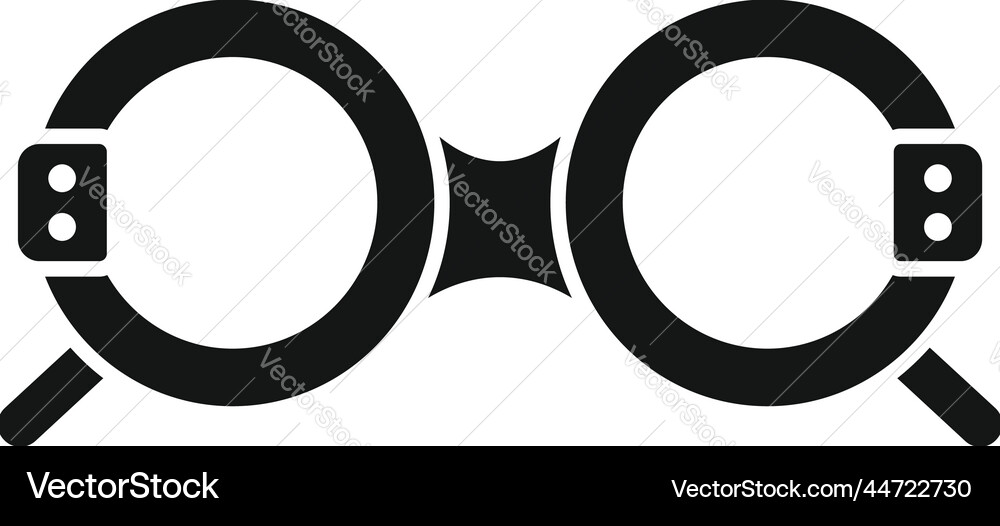 Eye check device icon simple test clinic Vector Image