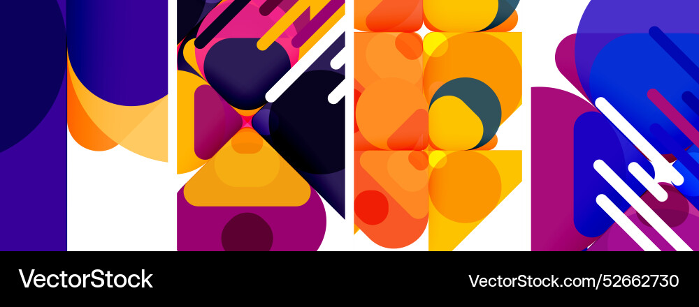 Geometric elements abstract backgrounds Royalty Free Vector