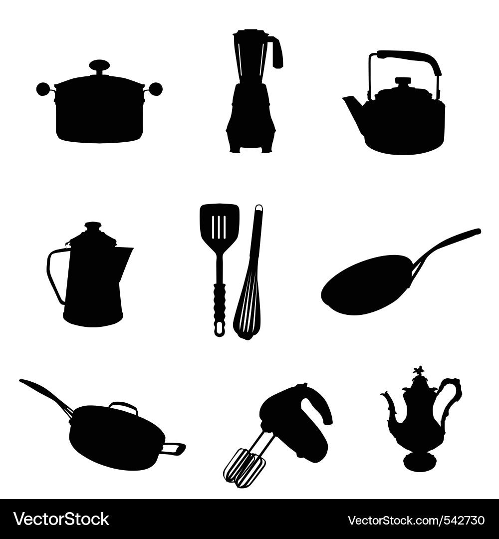 Kitchen utensil Royalty Free Vector Image - VectorStock