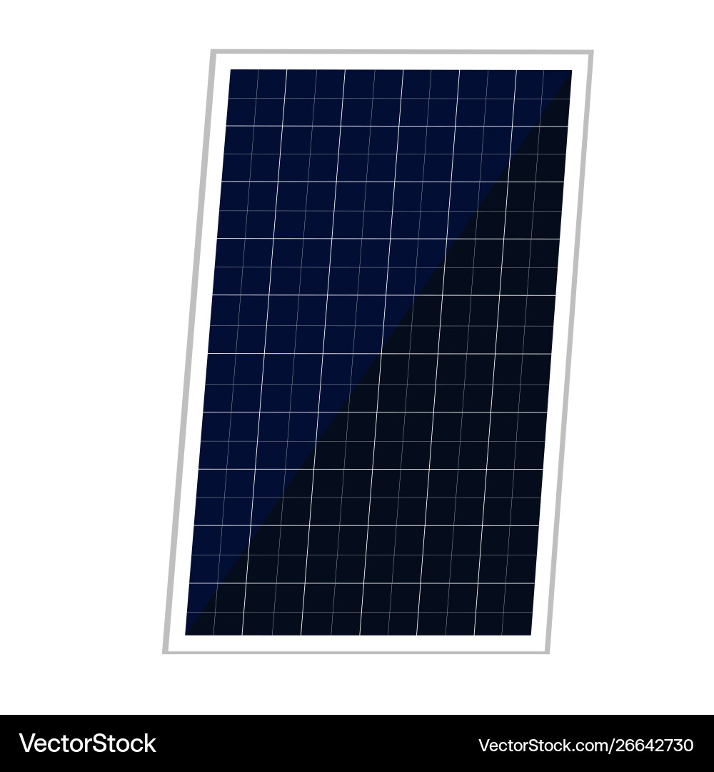 Solar Panel Energy Modules Royalty Free Vector Image