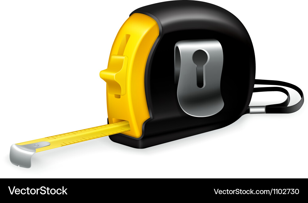 Tape measure Royalty Free Vector Image - VectorStock