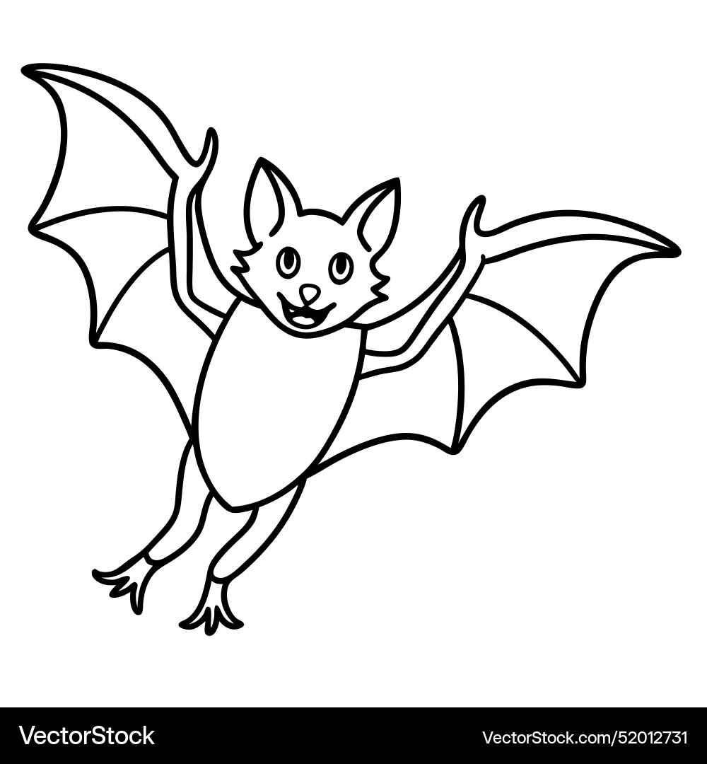 Fruit bat jumps icon Royalty Free Vector Image