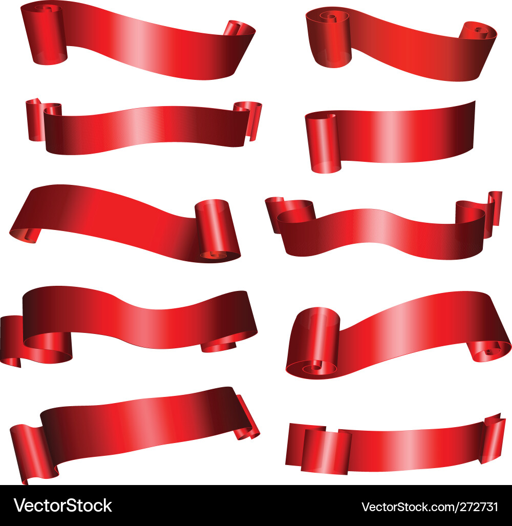 Ribbons Royalty Free Vector Image - VectorStock