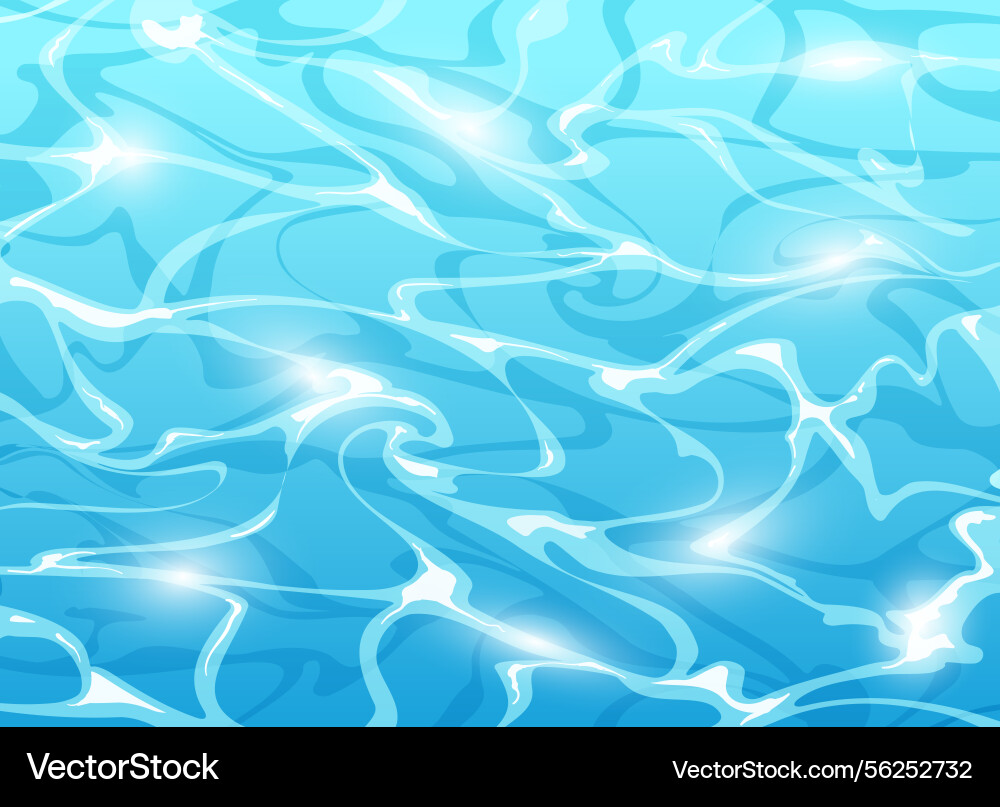 Pool water texture Royalty Free Vector Image - VectorStock