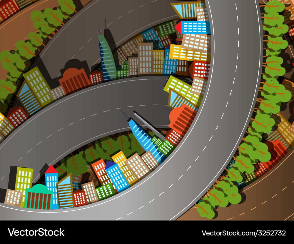 Road Royalty Free Vector Image - VectorStock