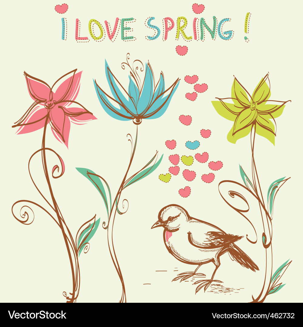 Spring Royalty Free Vector Image - VectorStock