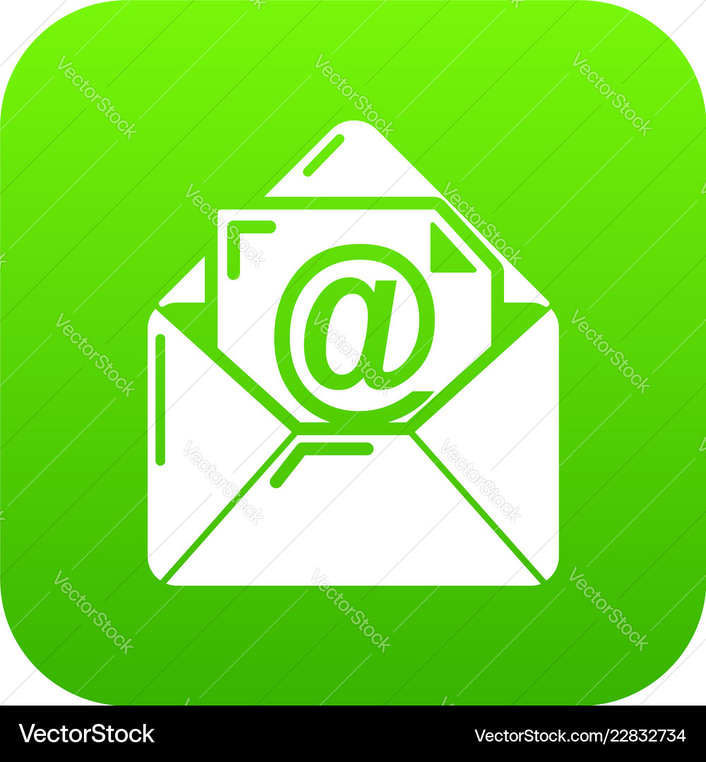 Green Email Icon